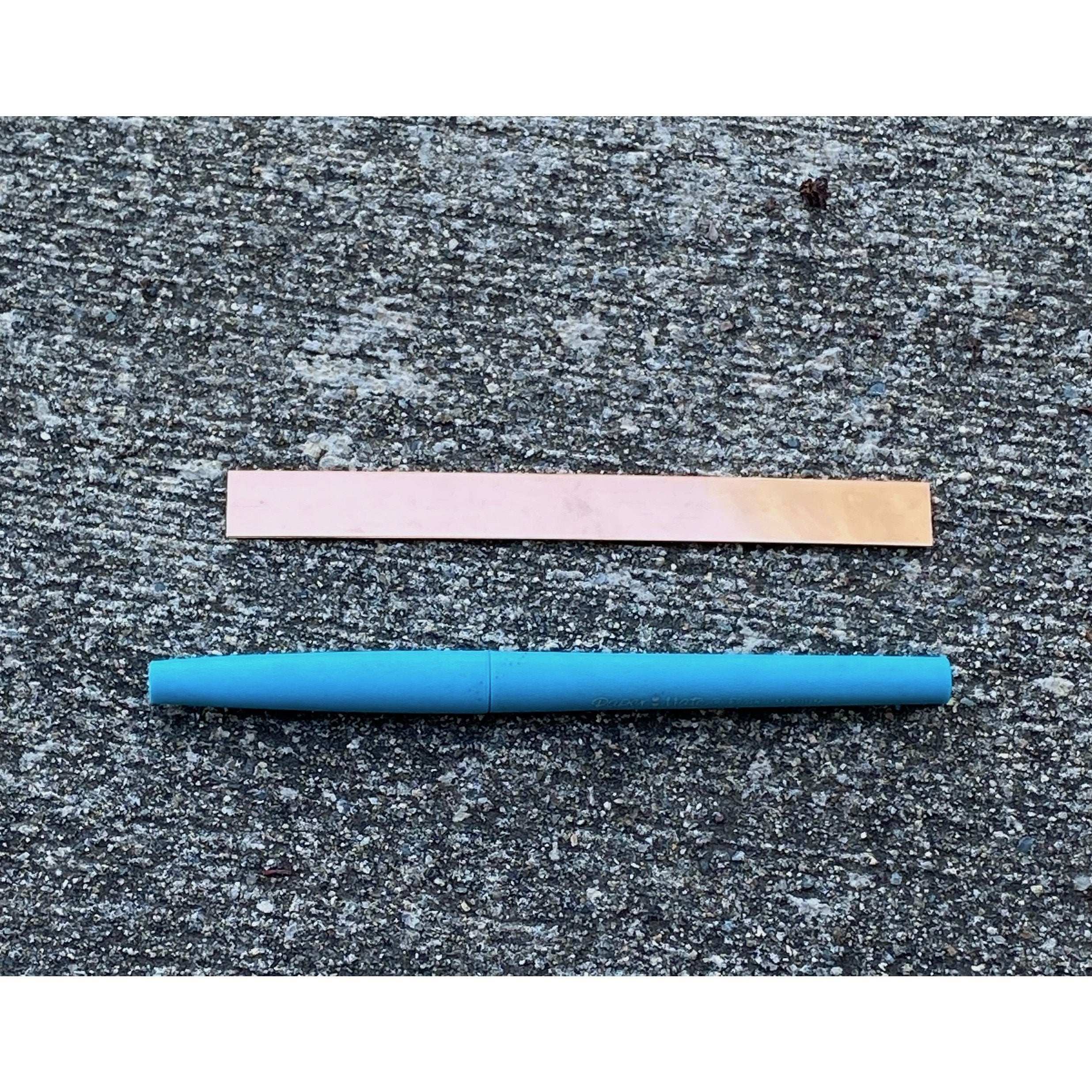 Raw Copper Stamping Strips (10 Pack) | Copperlab