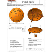Hole Covers, OSHA Compliant (25 Pack) | Copperlab