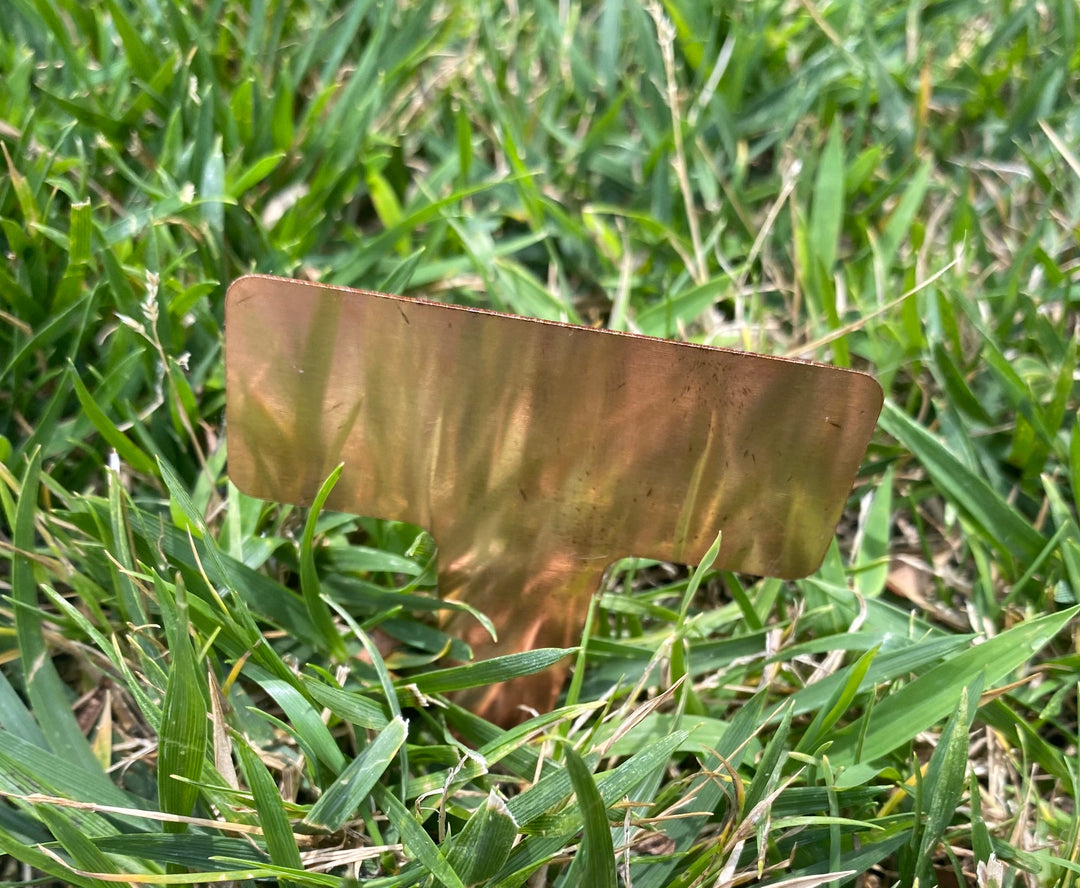 Copper Garden Stakes for Stamping (10 Pack) | Copperlab