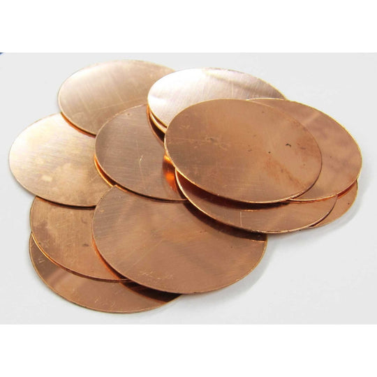 Copper Round Blanks, 1.5" - 3.5" | Copperlab