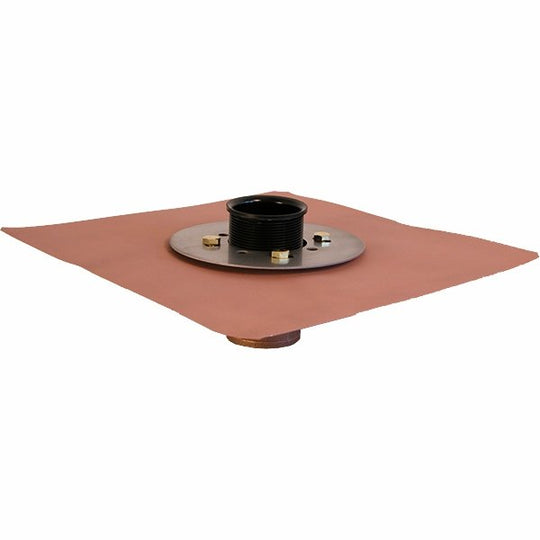 Copper Linear Drain Body for Linear Shower Drain Grates w/ Height ...