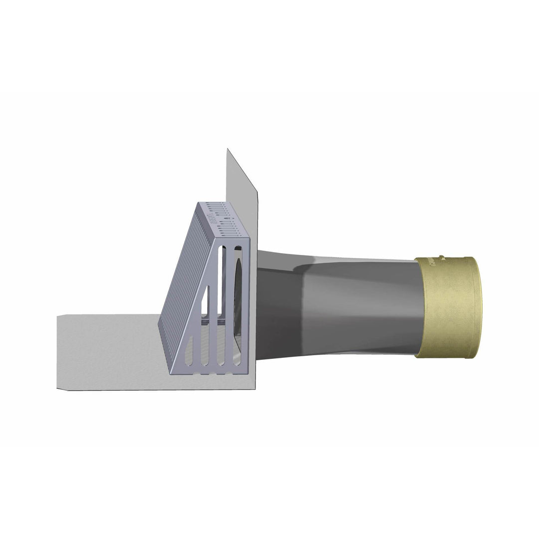 PVC Through Wall Parapet Roof Drain | Copperlab