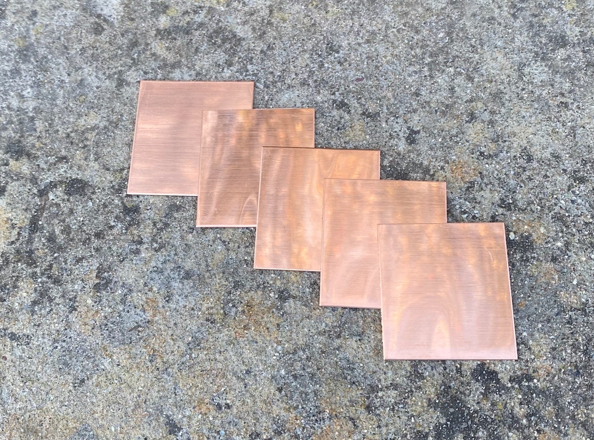 Square Copper Blanks, 1.5" (15 Pack) | Copperlab