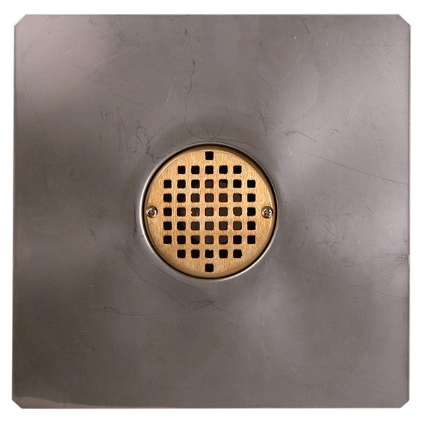 Stainless Steel Thin Membrane Bowl Deck Drain | Copperlab