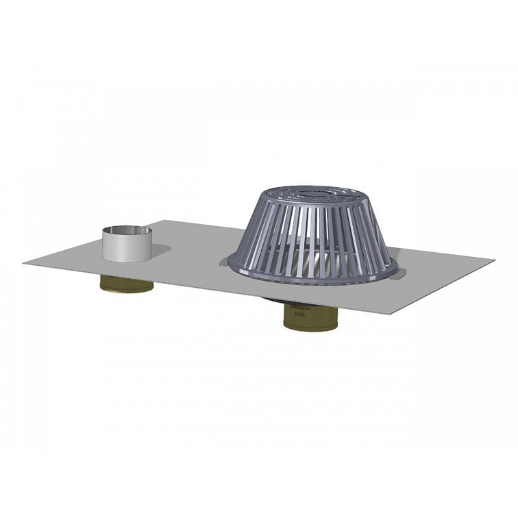 Roof Drains with Overflow | Copperlab